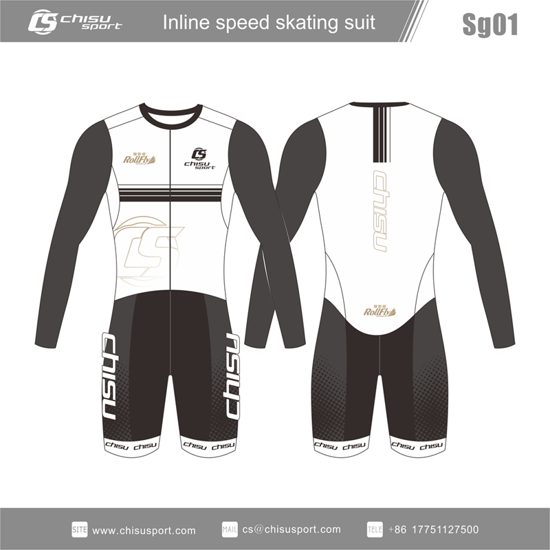 inline speed skating skinsuit design template